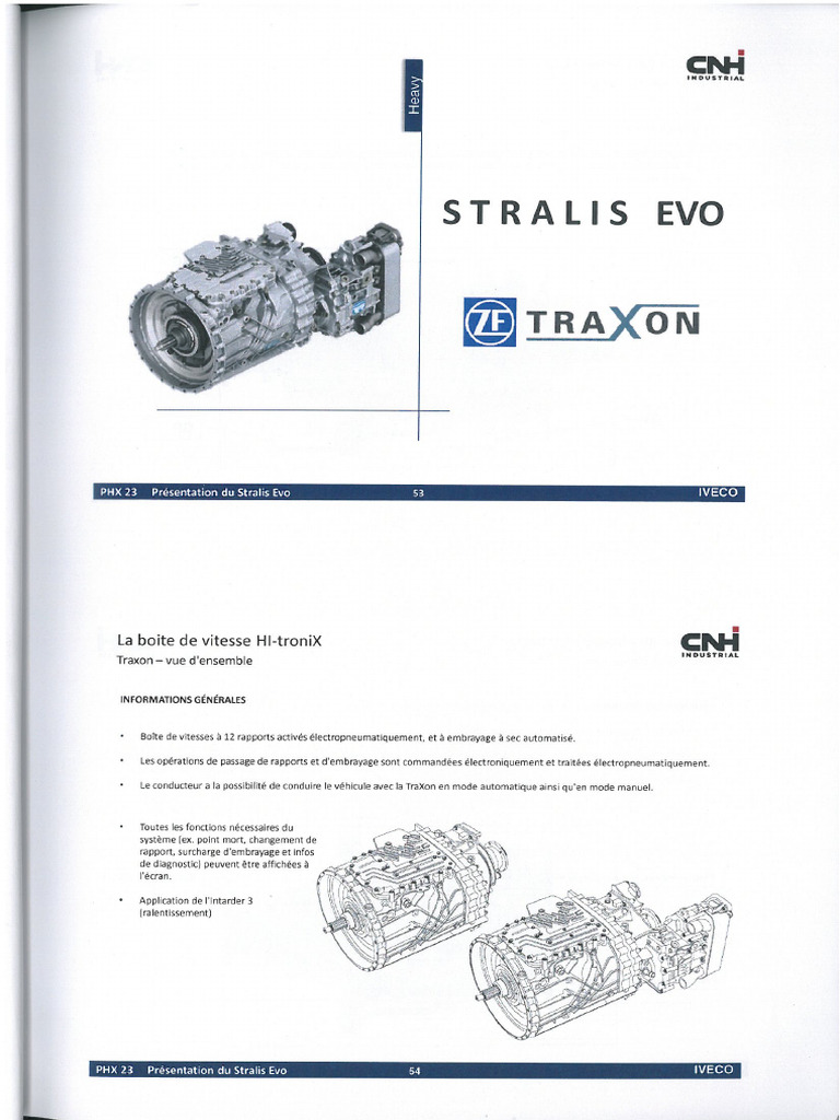 LA BOITE DE VITESSES TRAXON (1ère Partie) | PDF