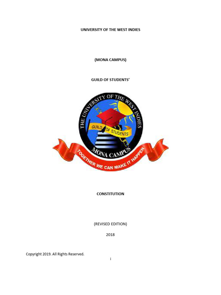 University of The West Indies Mona Campus Constitution | PDF ...