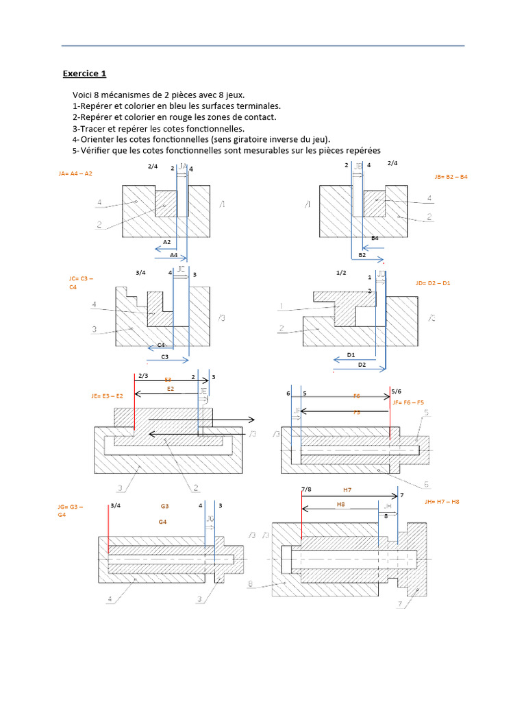 Exercice Cotation Correction | PDF | Théorie (échecs) | Échecs