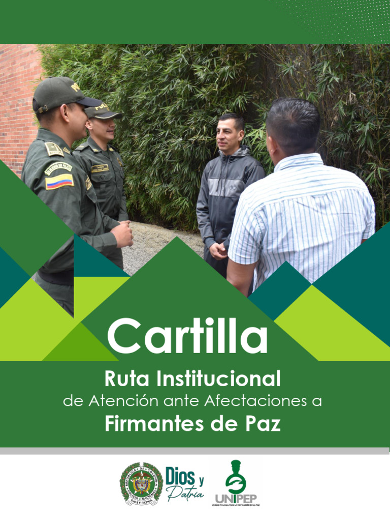 Cartilla Ruta De Atencion A Firmantes De Paz Final Pdf Policía 2719