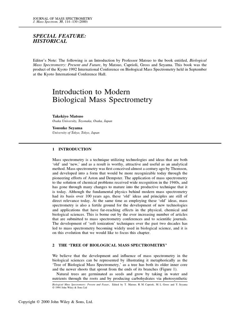 Modern Mass Spectrometry Review | PDF