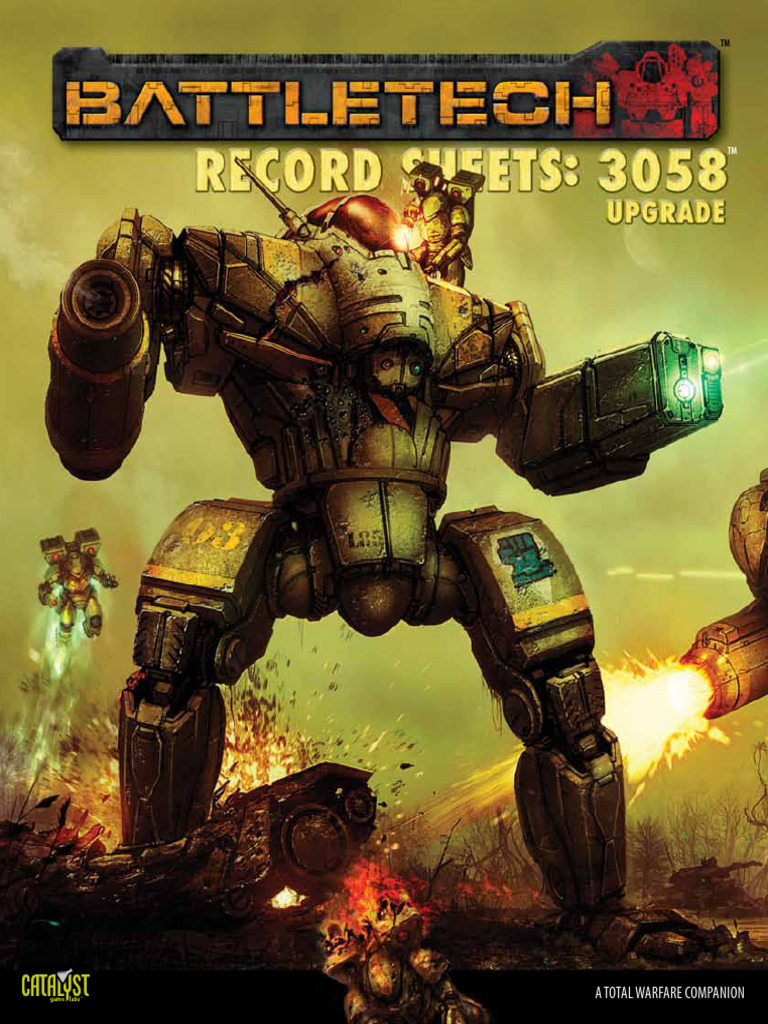 Record Sheets 3058 Upgrade | PDF | Battle Tech | Platoon