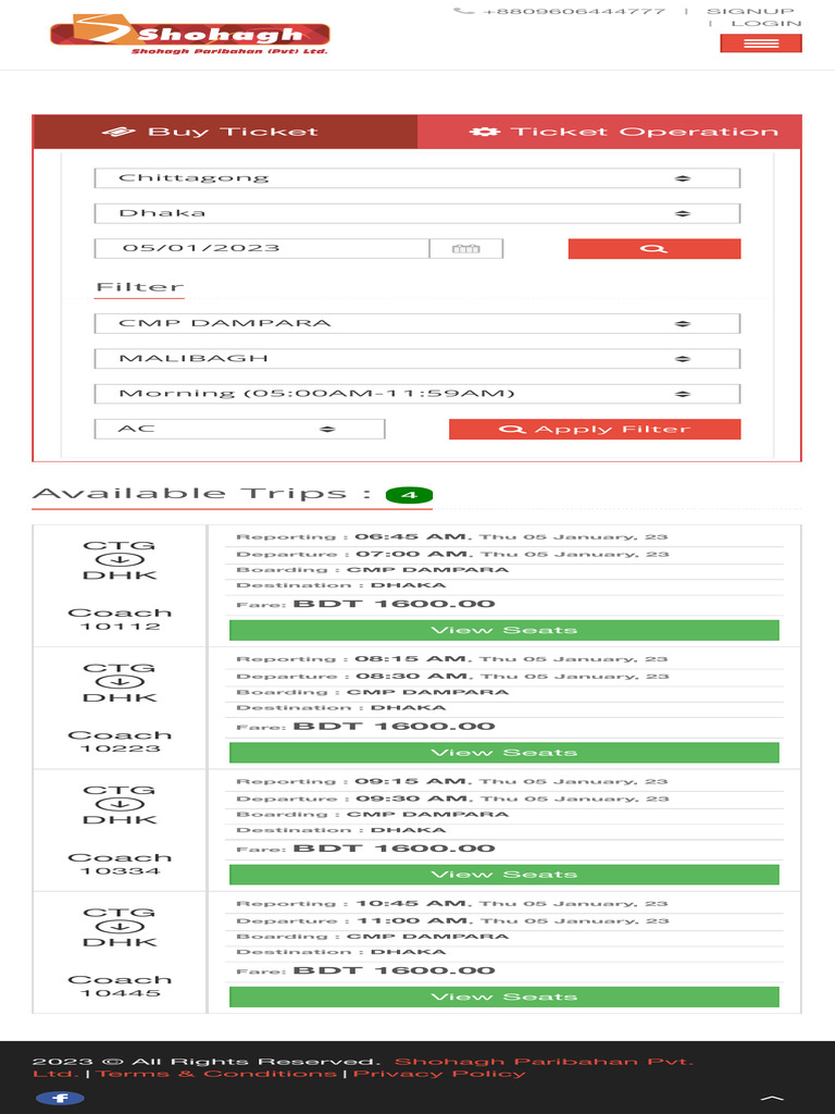 Shohagh Paribahan Pvt. LTD | PDF