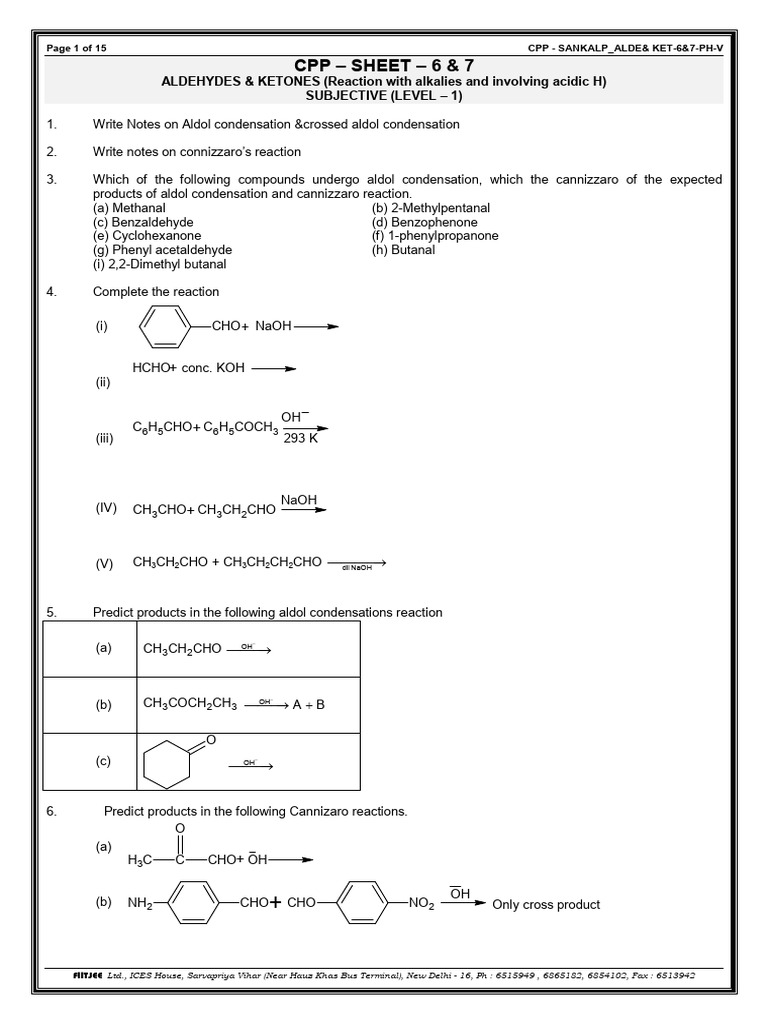 Alde & Ket-6&7 | PDF | Aldehyde | Redox