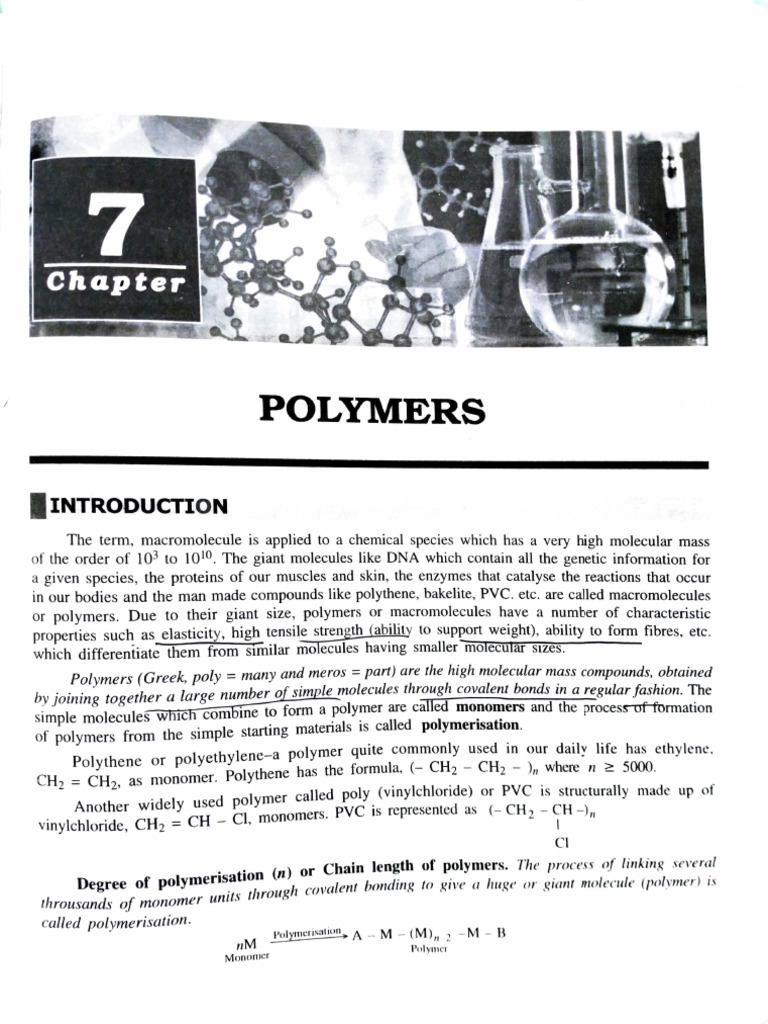 Polymers | PDF | Polymers | Polymerization