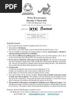UKMT-SMC 2015 - 2020 真题集 | PDF | Rectangle | Circle