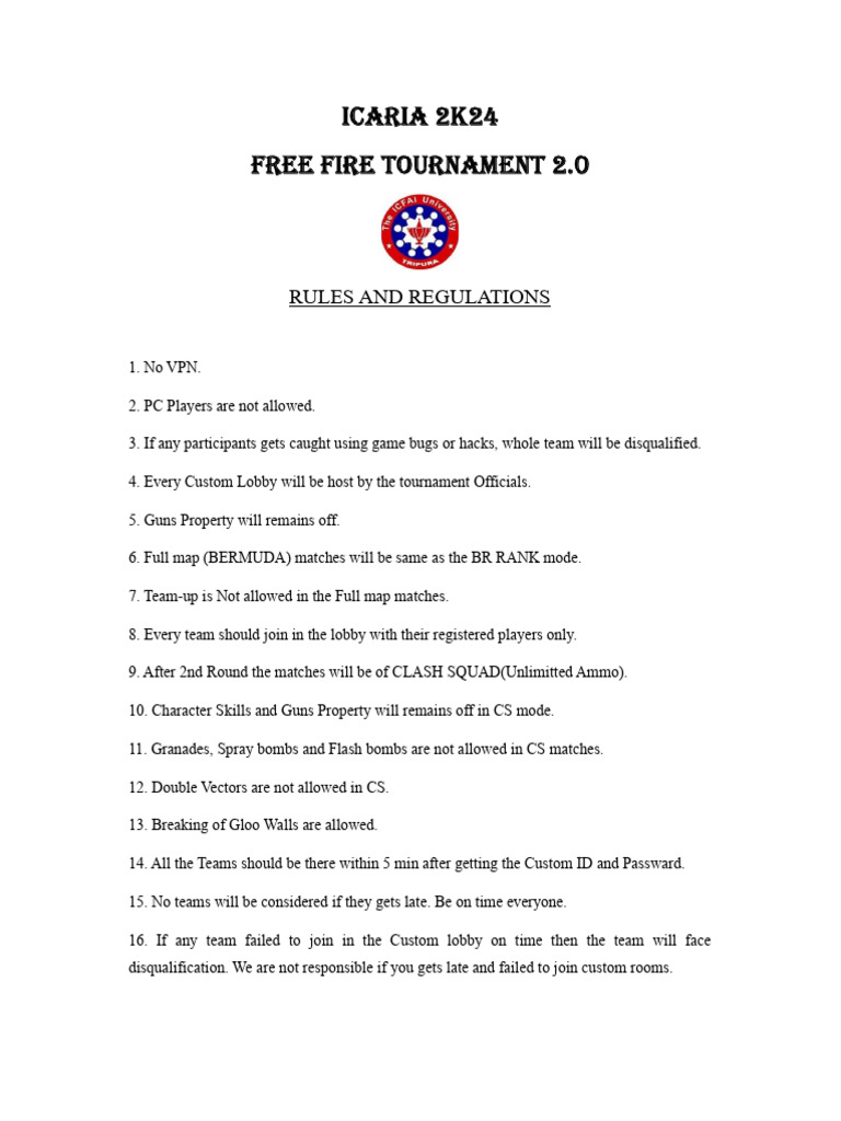 FF Final Rules and Regulations | PDF