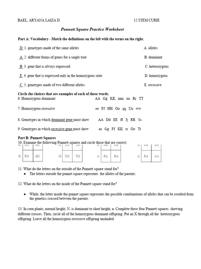 Genetic Problem Monohybrid Crosses | PDF | Dominance (Genetics) | Genotype
