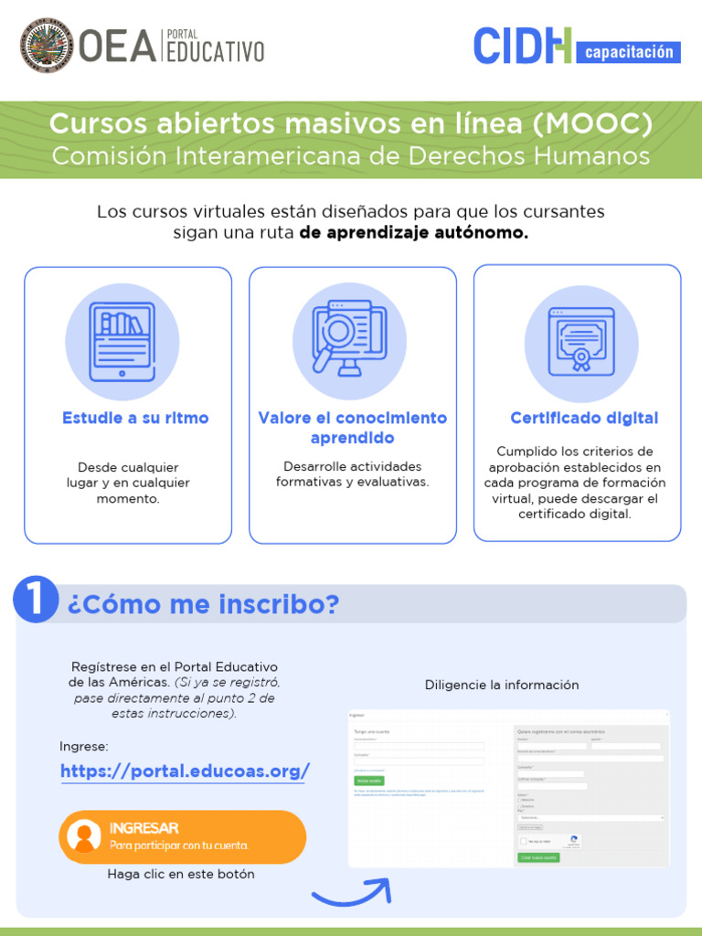 Cursos MOOC en Derechos Humanos | PDF | Curso abierto masivo en linea | Informática