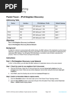ARP Table Examination in Packet Tracer | PDF | Router (Computing ...