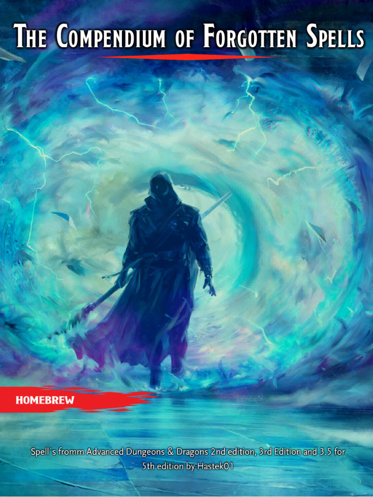 The Compendium of Forgotten Spells - GM Binder | PDF | Dungeons & Dragons | Gary Gygax Games