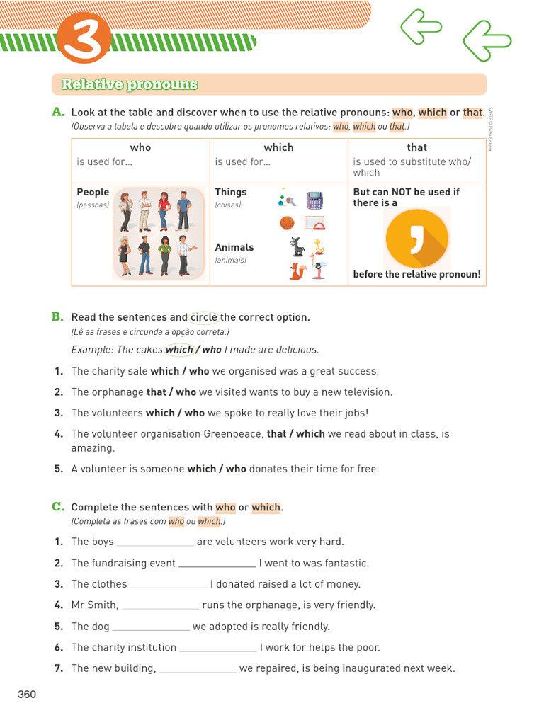 Relative Pronouns Exercises | PDF