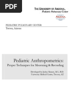 Pediatric Anthropometric Measurement Guide | PDF