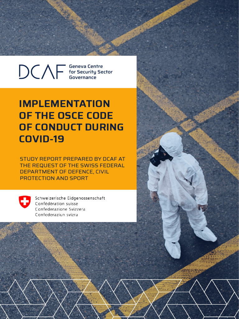 Implementation of The Osce Code of Conduct During Covid-19 | PDF ...