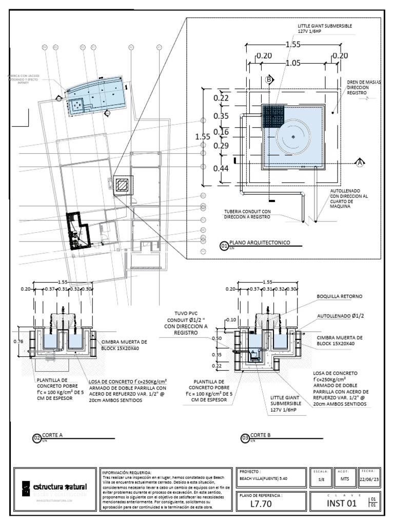 Beach Villa 5.40 Rfi 01 | PDF | Materiales de construcción | Ingeniería ...