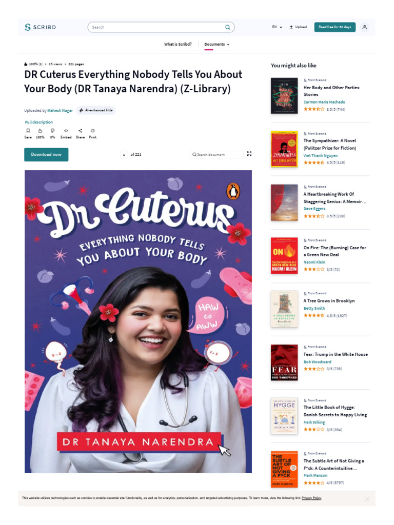 WWW Scribd Com Document 694239223 DR Cuterus Everything Nobody Tells ...