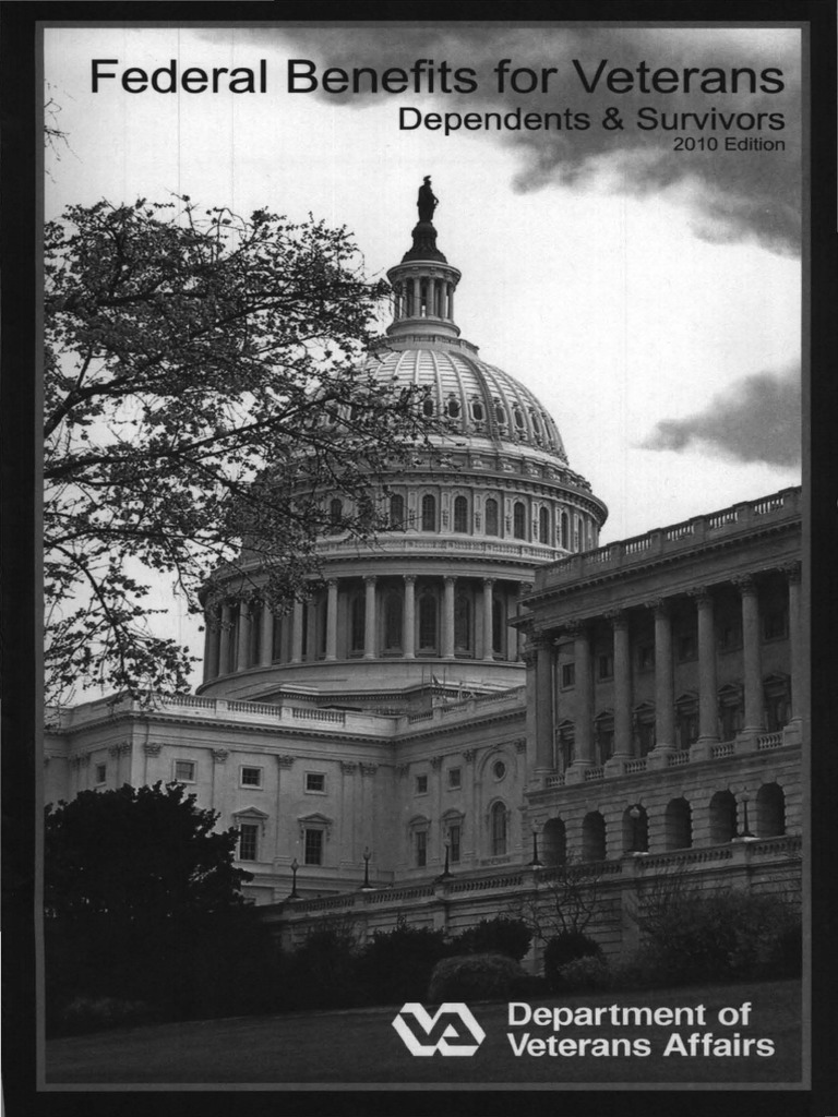 Federal Benefits For Veterans, Dependents, & Survivors 2010 Edition (VA ...