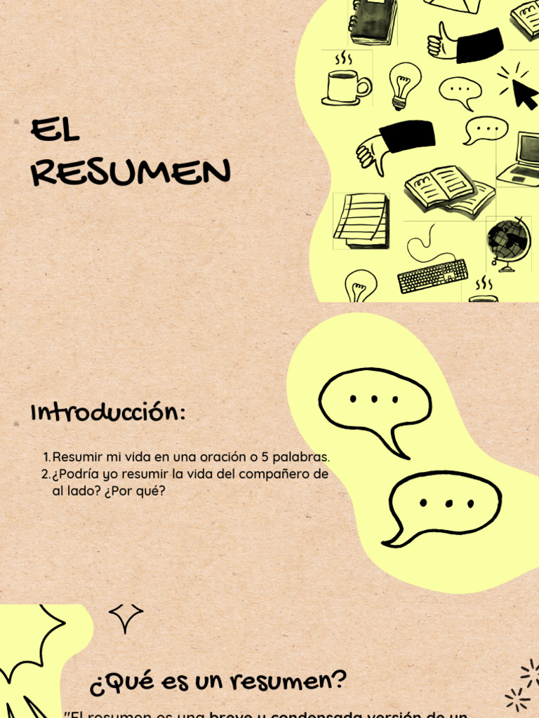 Definición Resumen y Síntesis | PDF | Información