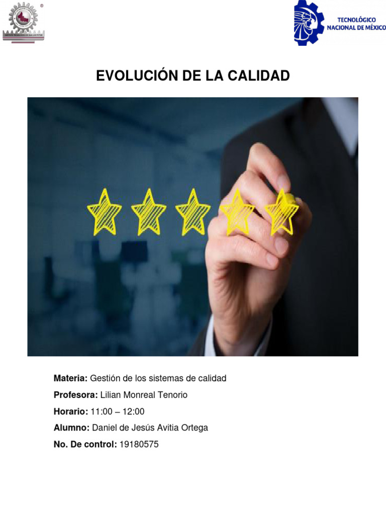 Evolución de La Calidad - Avitia Ortega Daniel de Jesús | Descargar gratis PDF | Calidad ...