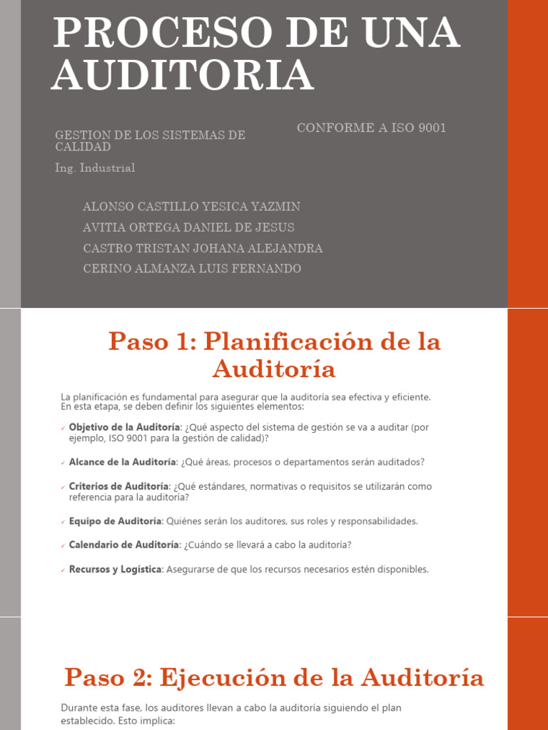 Proceso de Una Auditoria | PDF | Auditoría | Business