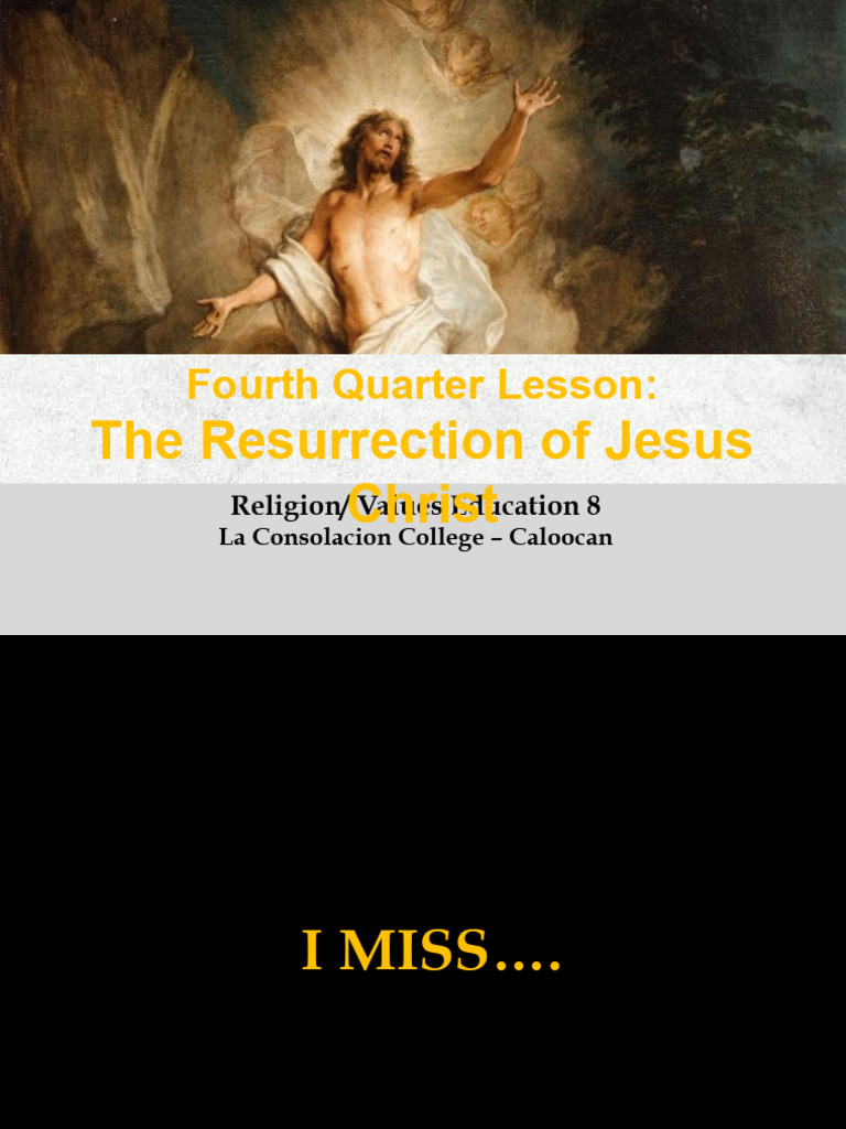 Understanding Jesus' Resurrection | PDF | Resurrection Of Jesus | Jesus