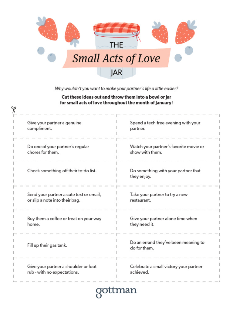 Small Acts of Love Ideas Jar | PDF