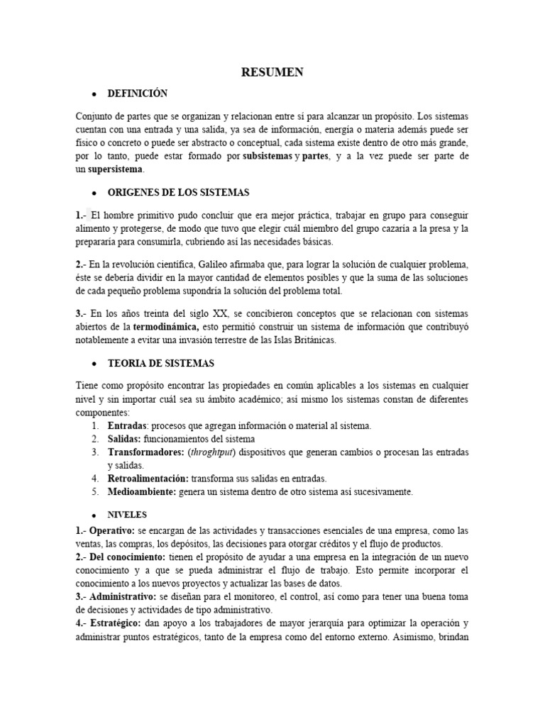 RESUMEN ACTIV 1 | PDF | Sistema | Internet