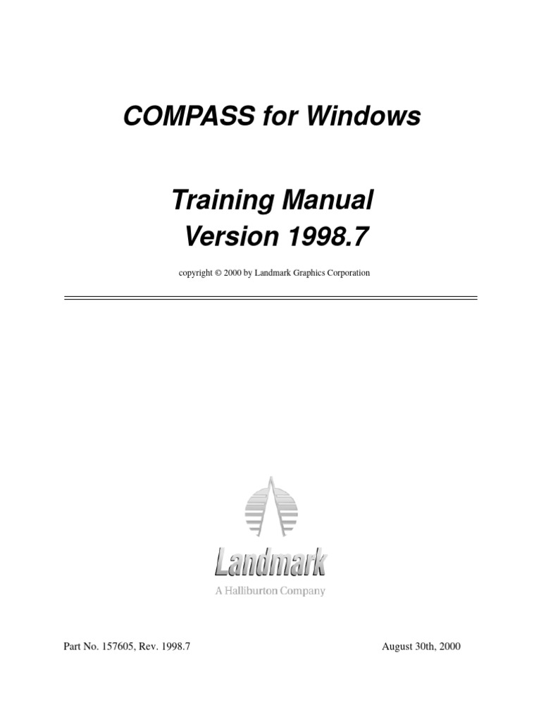 Compass 98.7 Training Manual | PDF | Surveying | Computing