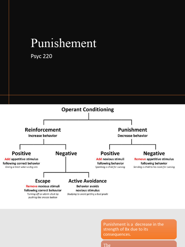Punishment | PDF | Reinforcement | Punishments