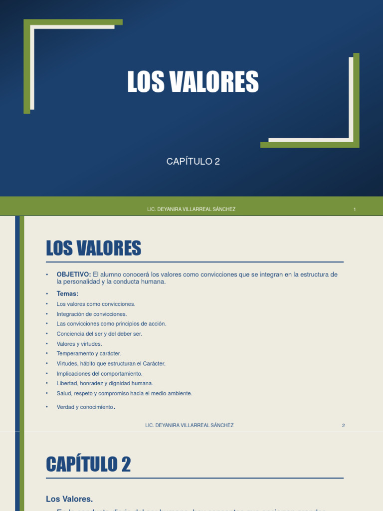 Cap. 2 Los Valores.11 | PDF | Virtud | Temperamento