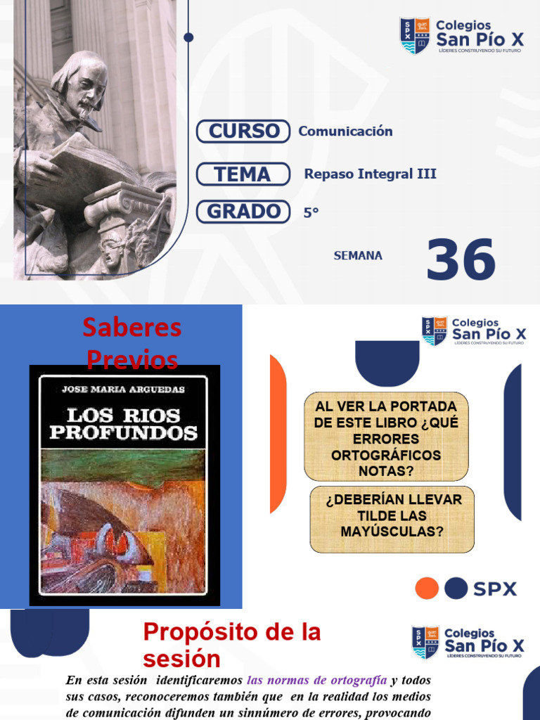 S5 - Comunicación - Semana 36 - Repaso Integral Iii | PDF | Pronombre | Adjetivo