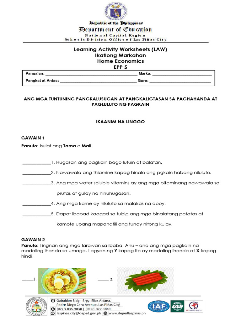 Law-Epp 5 - Q3-W6-He | PDF