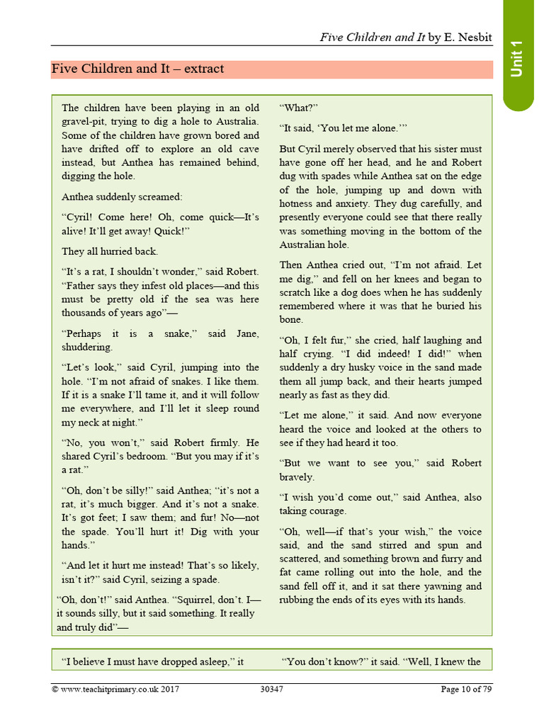 5 Children and It | PDF | Five Children And It