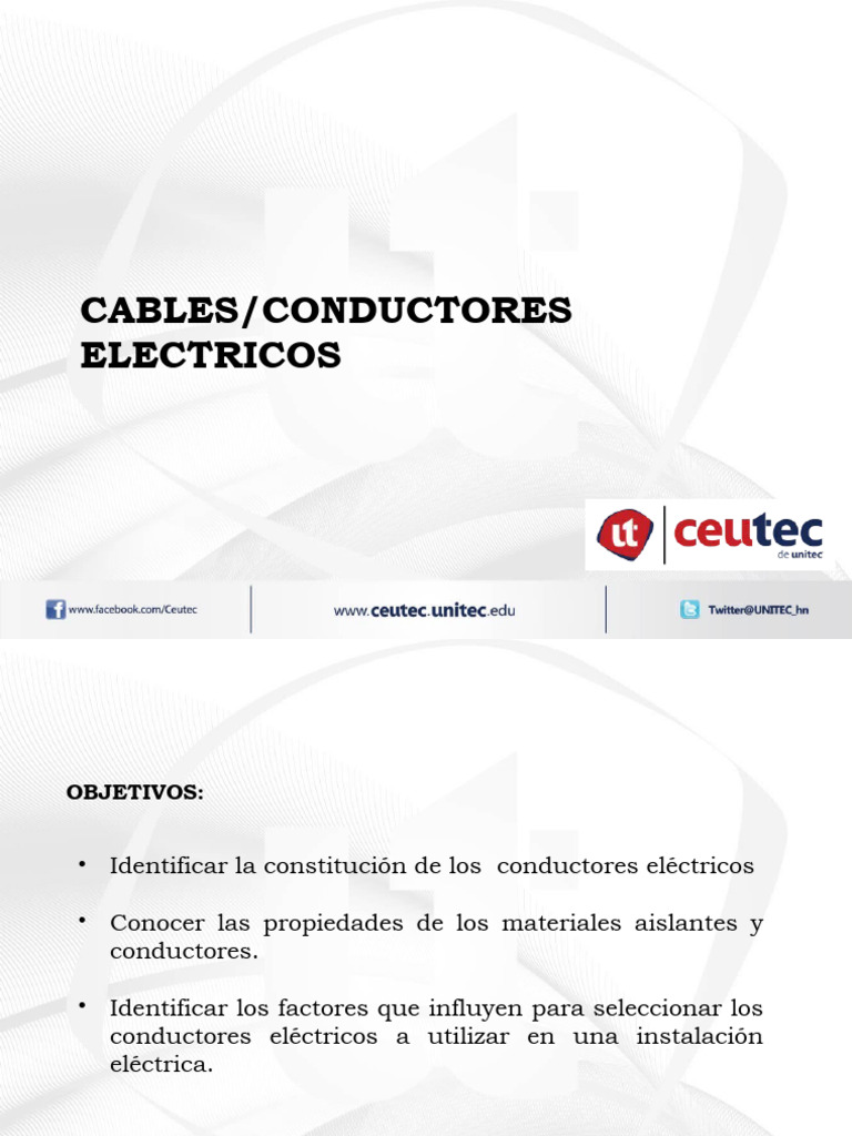 Conductores Electricos | PDF | Conductor electrico | Aislador (Electricidad)
