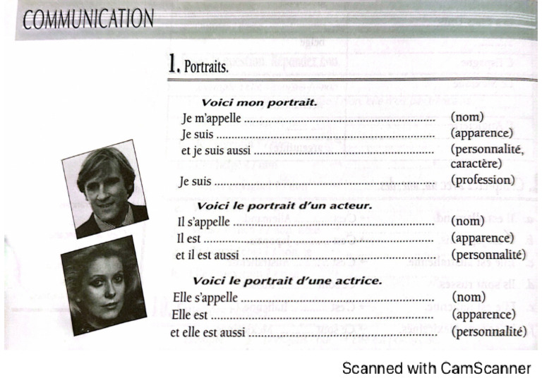 Portrait Exercise | PDF