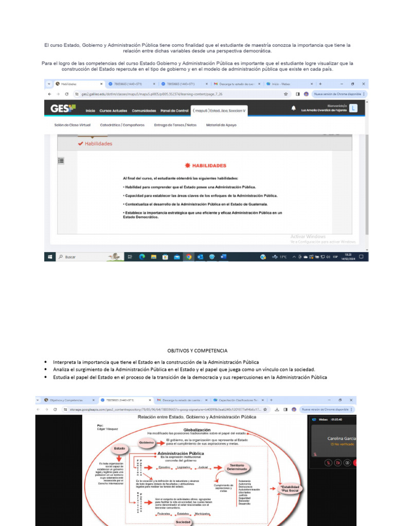 Relación Entre Estado, Gobierno y Admón. Pública | PDF | Democracia | Ideologías políticas