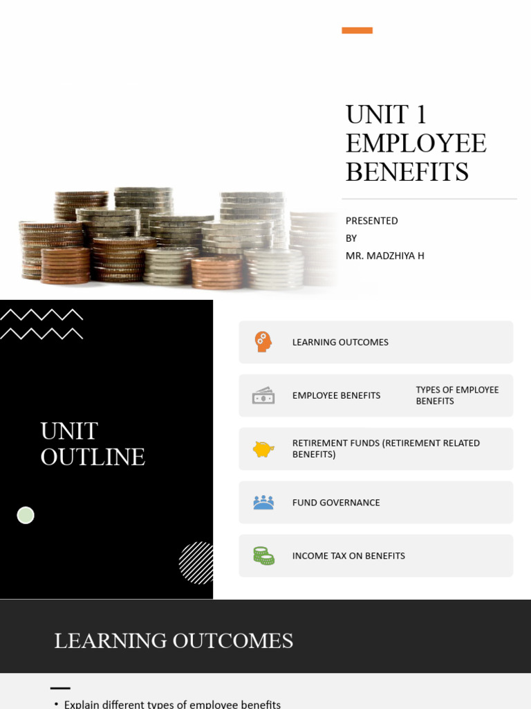 Unit 1 Employee Benefits Pdf Pension Employee Benefits