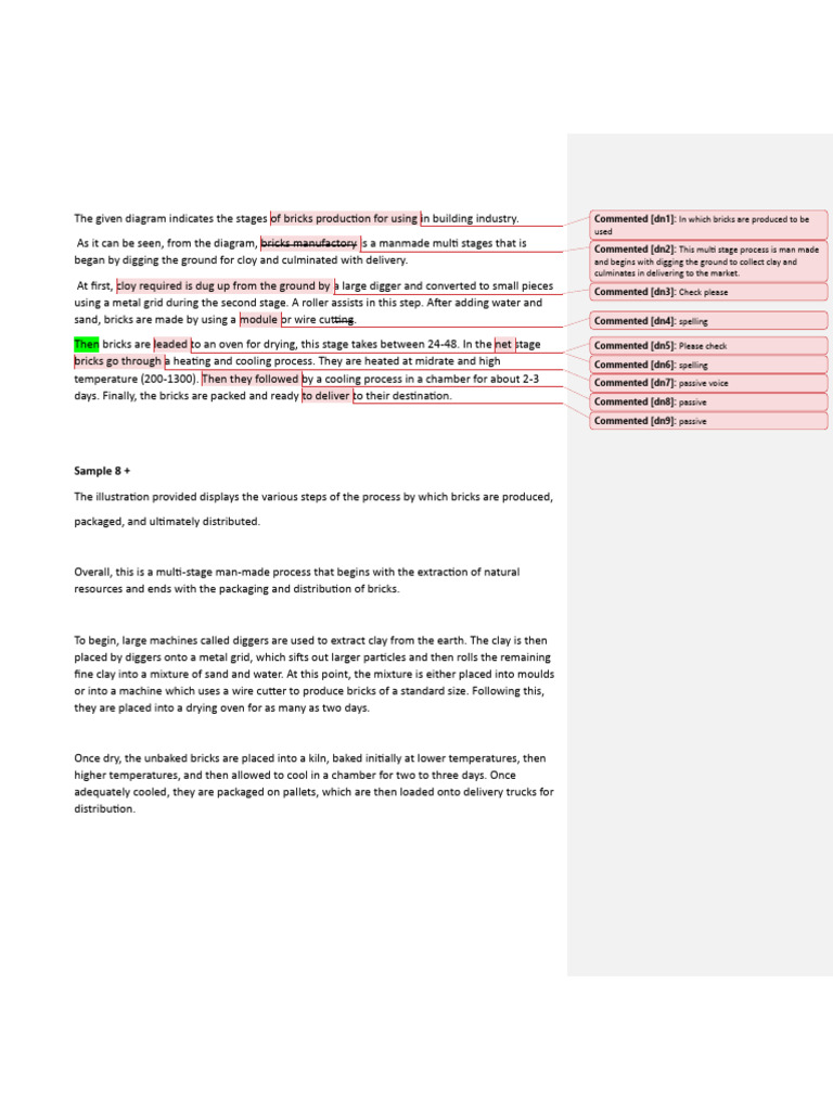 Process Bricks | PDF | Brick | Clay