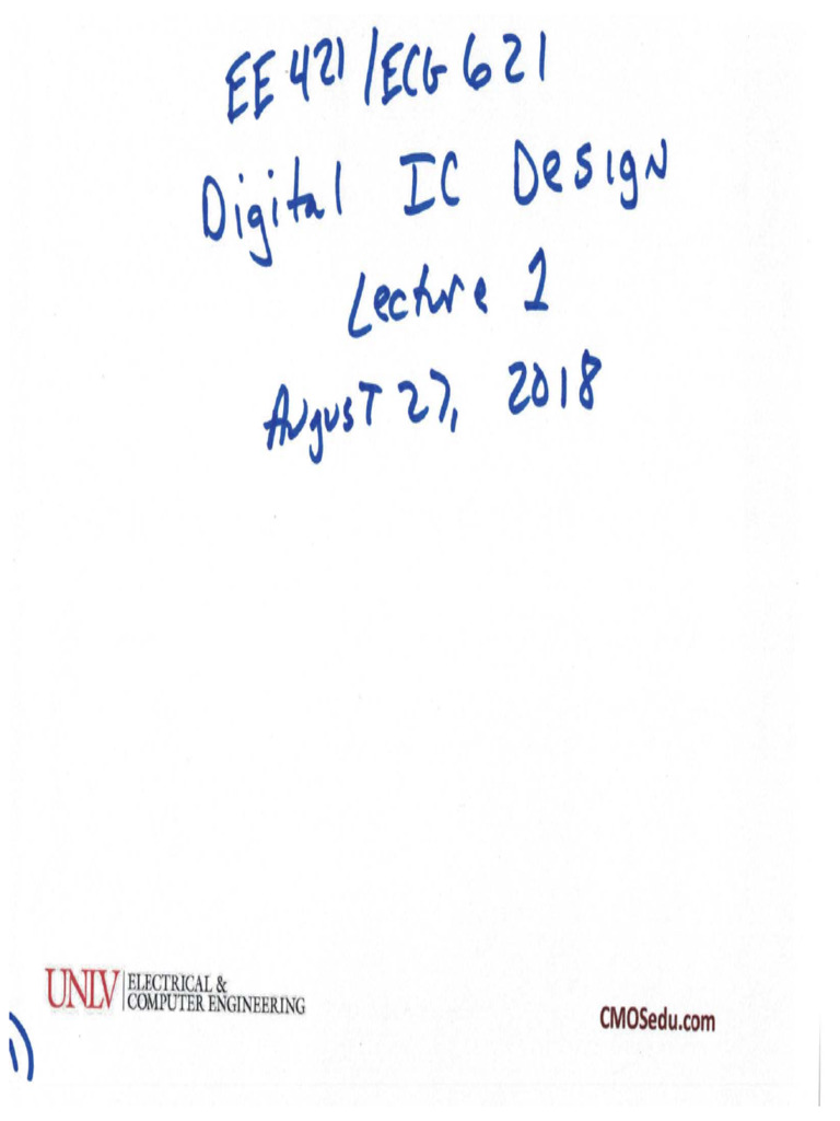 Lec1 Ee421 Ecg621 | PDF
