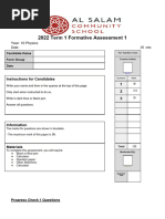 Physics Form 4 Answer Scheme PDF | PDF | Orbit | Satellite