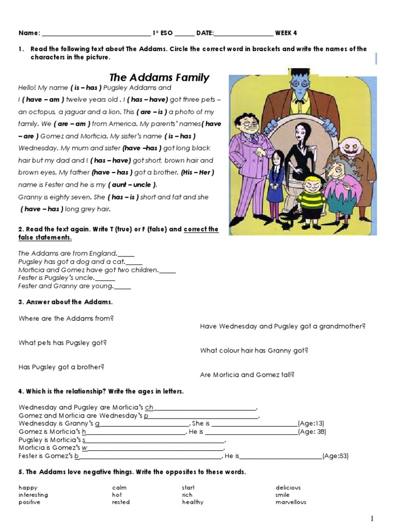 Family Addams | PDF
