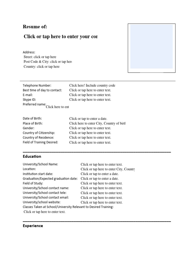 MTL - CV Template (Please Download & Save Before Use) | Download Free PDF | Computing