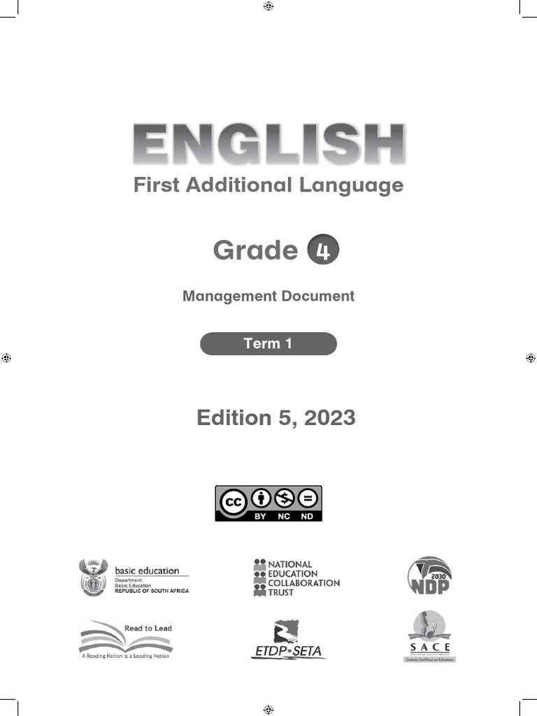 GR 4 Term 1 2023 Psrip Efal Management Document | PDF | Reading Comprehension | Phonics