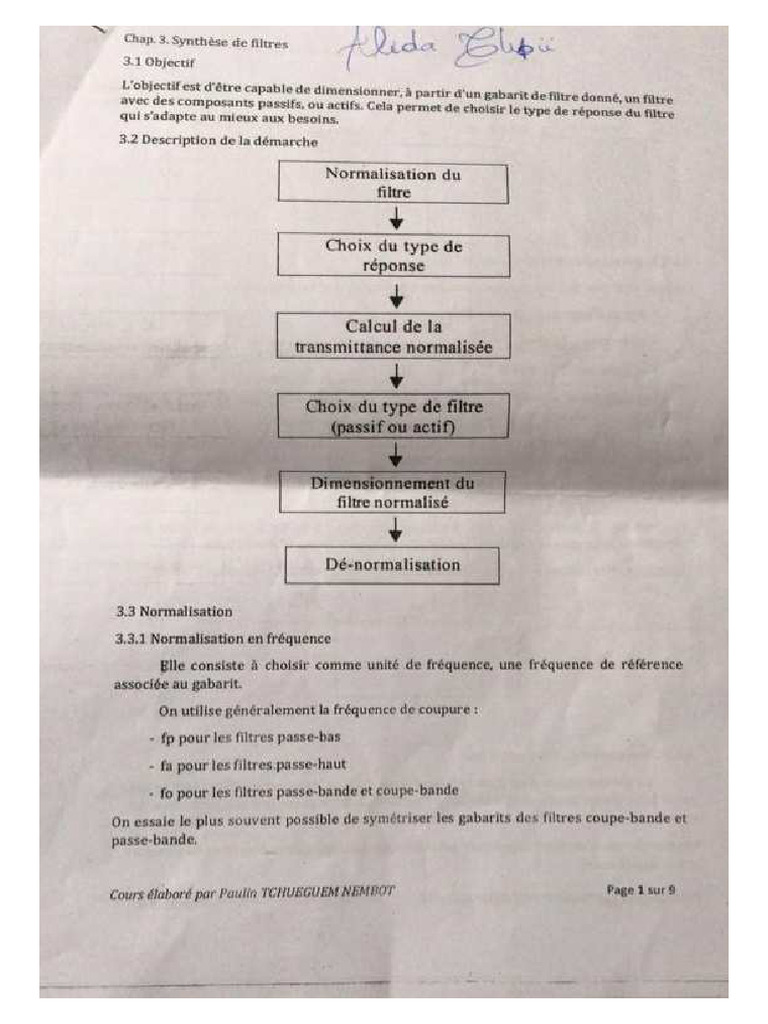 Chapitre 3 Système de Filtrage | PDF