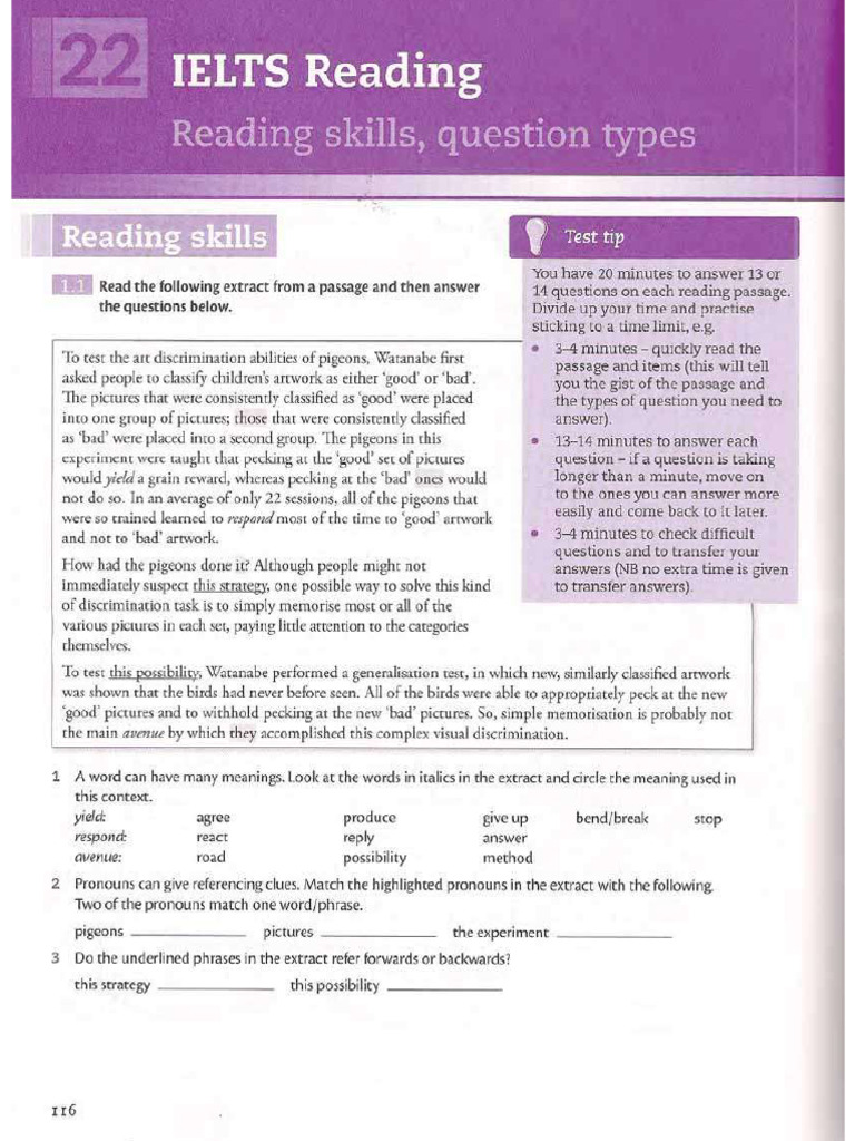 IELTS Reading Question Types | PDF
