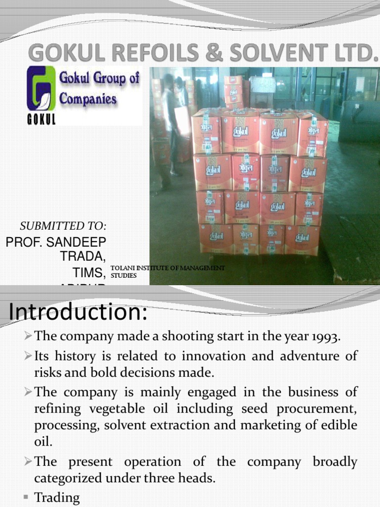 Gokul Refinary | PDF | Sodium Hydroxide | Oil Refinery