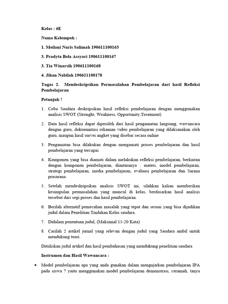 6E - Kel 3 PTK Wps | PDF