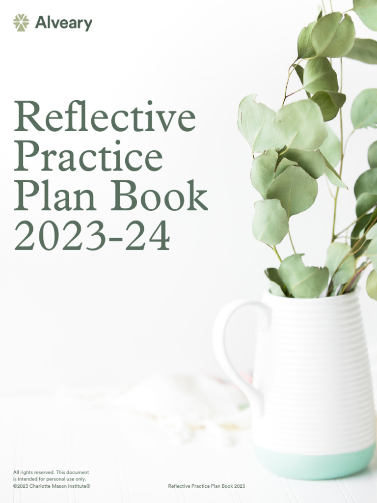 Reflective Practice Plan Book 2023-24 | Download Free PDF | Reflective ...