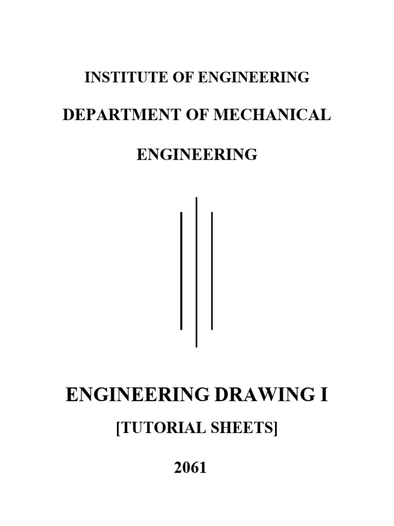 Engineering Drawing Tutorials Sheets Study Notes Nepal | PDF | Circle ...