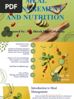 Meal Management Module Version 2 | PDF | Menu | Meal